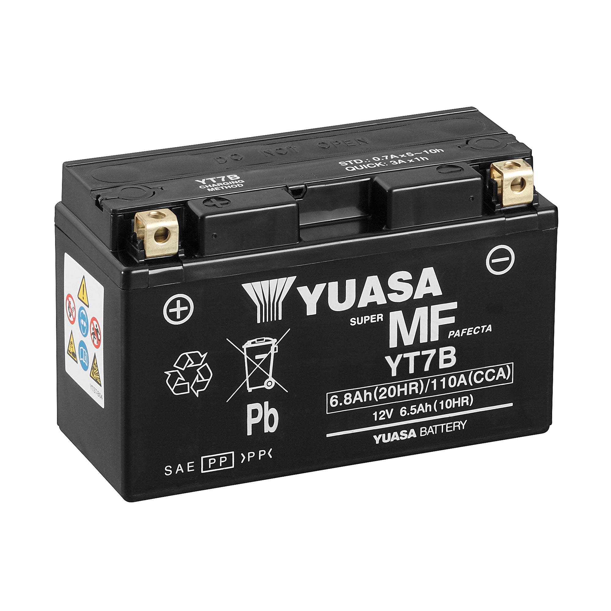 YT7B (YT7B-BS) 12v Yuasa MF VRLA Battery – McMartins